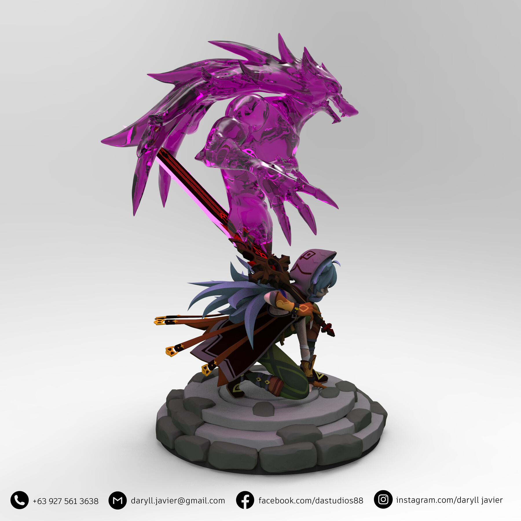 ArtStation - Razor - Genshin Impact STL | Resources