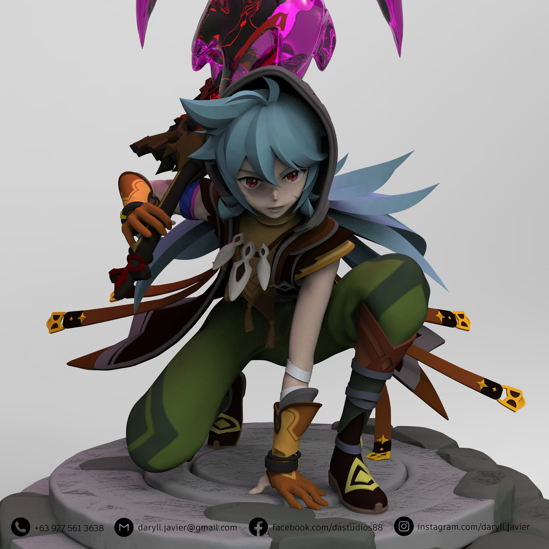 ArtStation - Razor - Genshin Impact STL | Resources