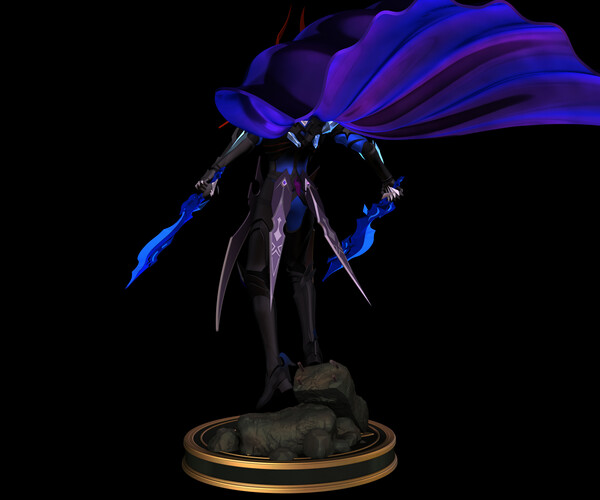 ArtStation - Childe (Foul Legacy form) - Genshin Impact STL | Resources