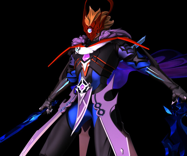 ArtStation - Childe (Foul Legacy form) - Genshin Impact STL | Resources