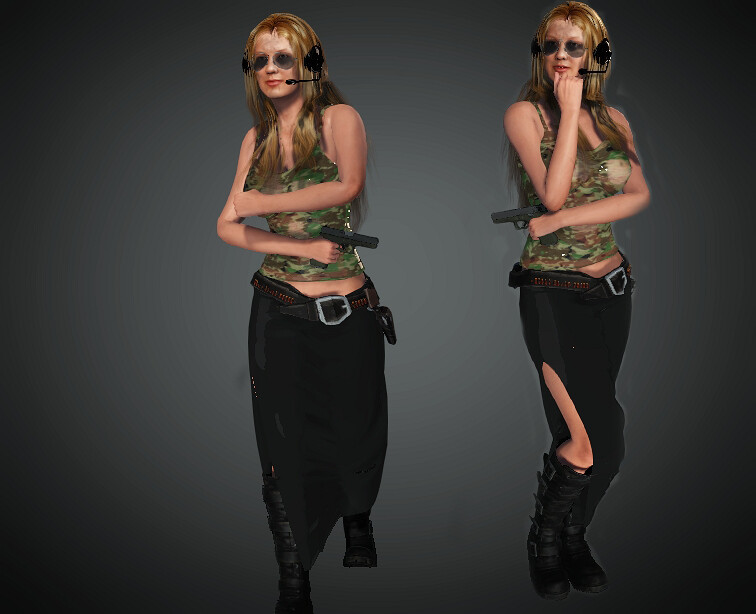 ArtStation - female-1 | Game Assets