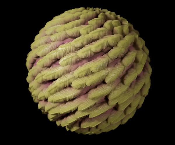 ArtStation - Smart stylized feather material | Resources