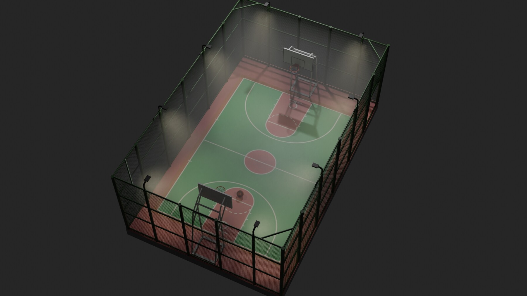 ArtStation - Basketball Court | Game Assets