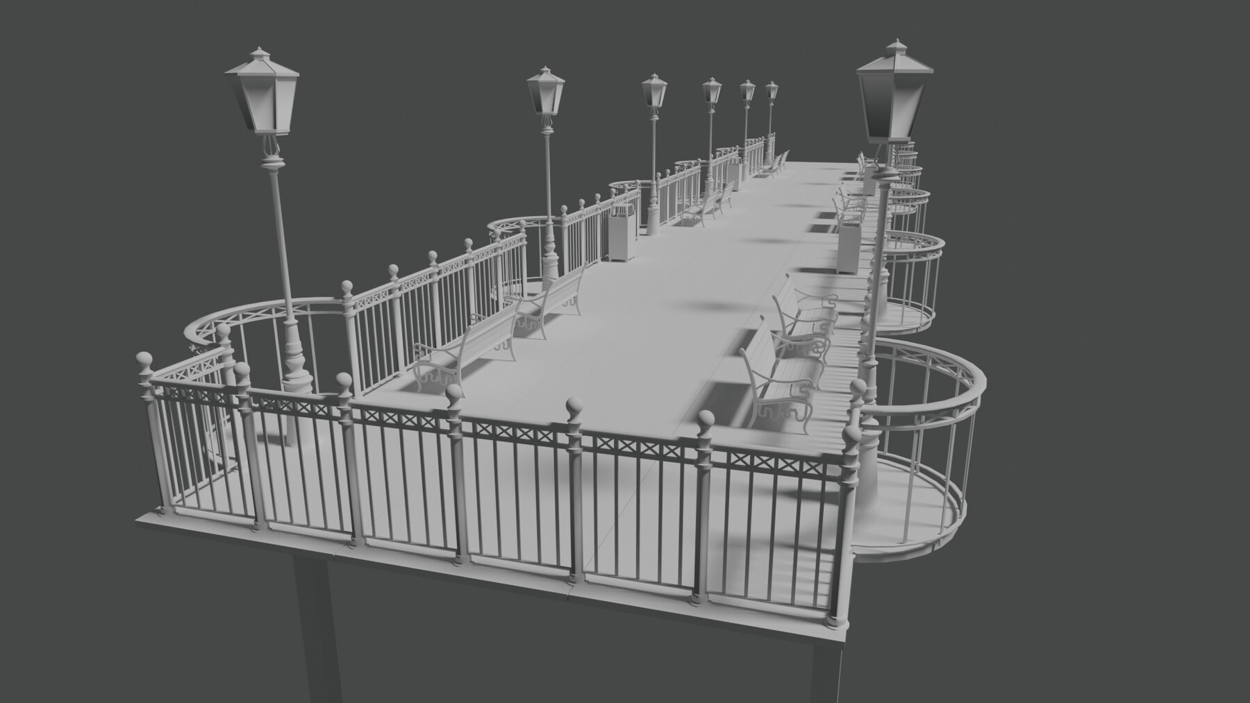 ArtStation - Landing Stage Pier | Game Assets