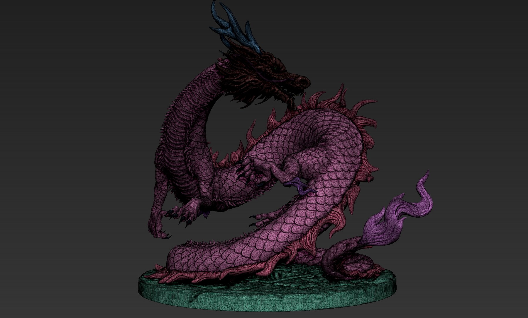 ArtStation - Asian Dragon Sculpt | Resources