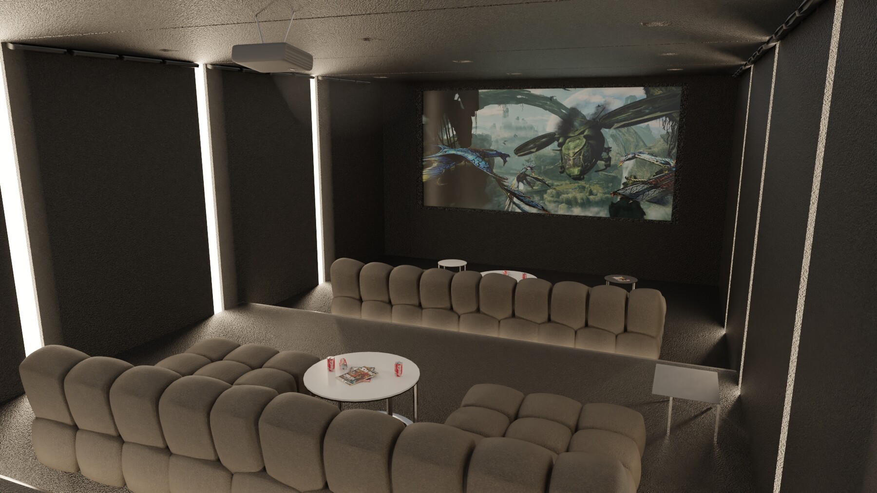 ArtStation - Home Cinema Room | Resources