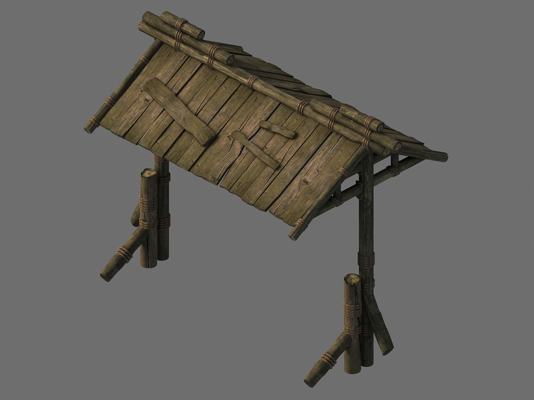 ArtStation - Journey to the West - Wooden Gate 01 | Game Assets