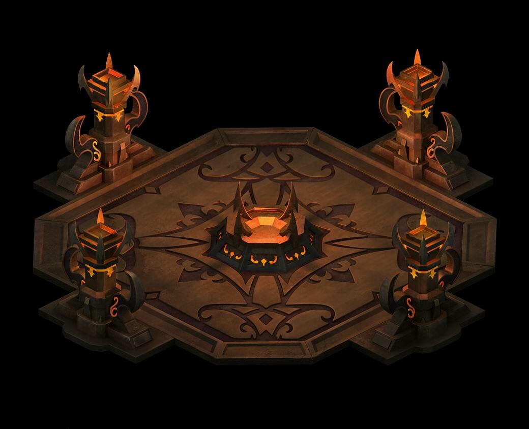 ArtStation - Evil creatures - altar 04 | Game Assets