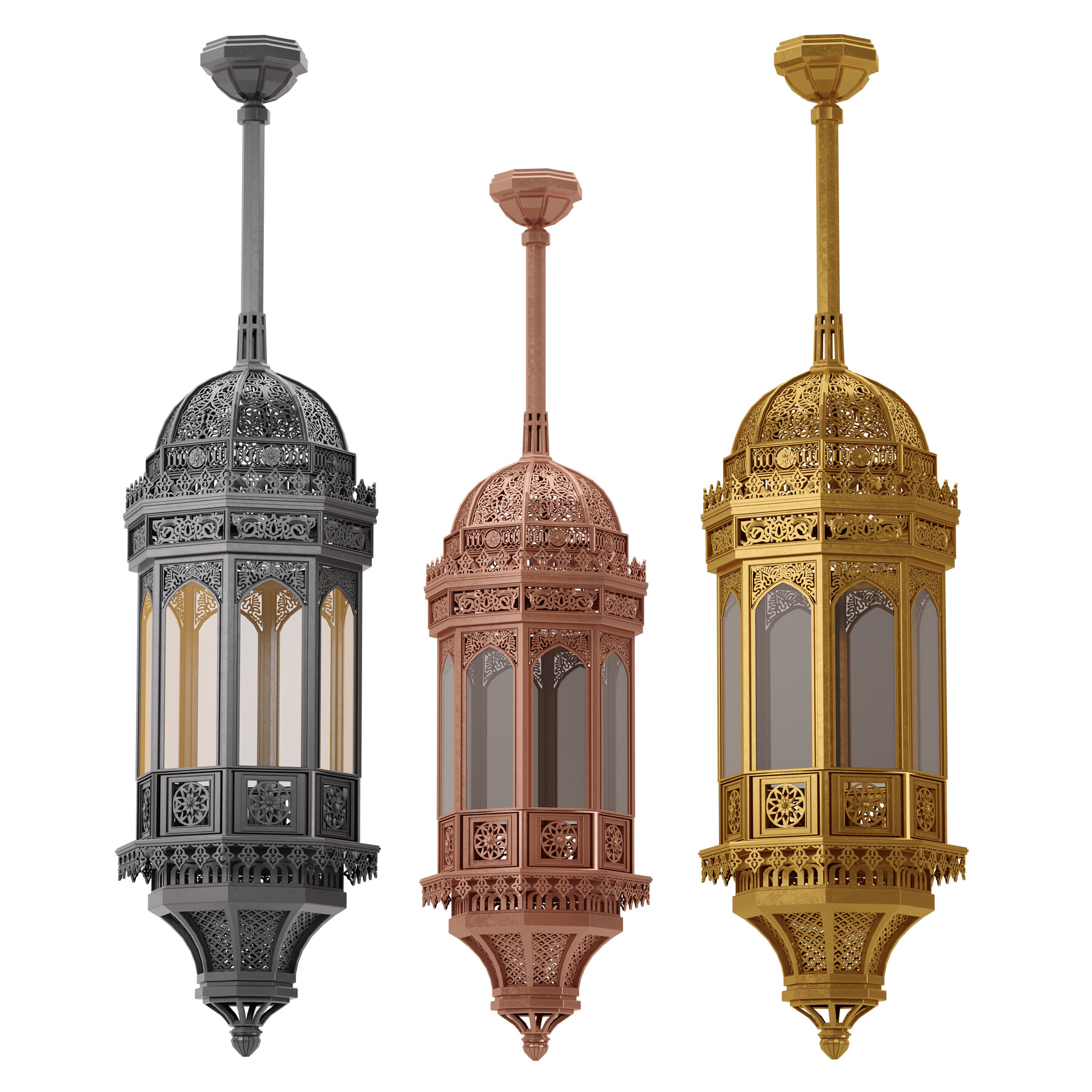 ArtStation - Islamic Arabian Ceiling Light | Resources