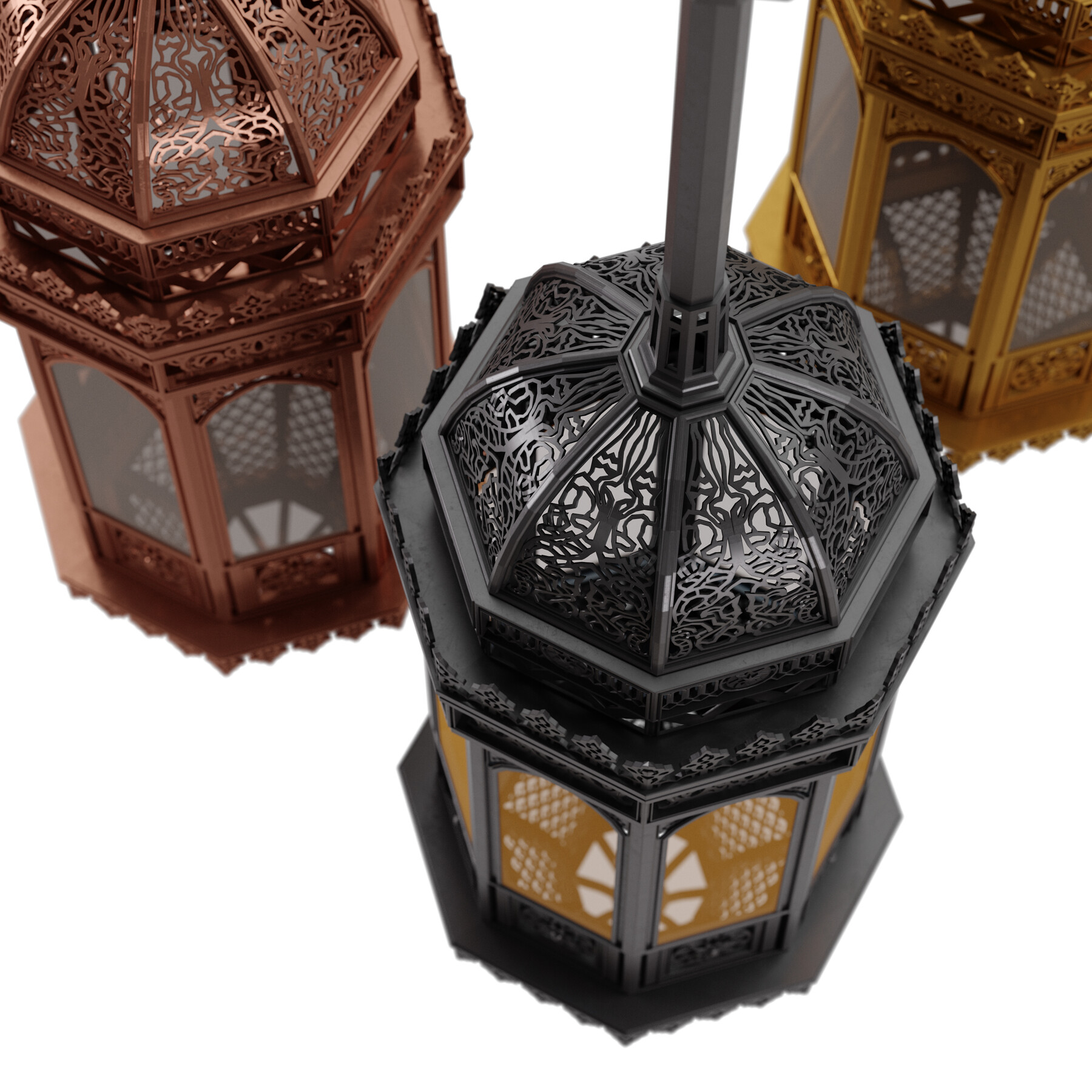 ArtStation - Islamic Arabian Ceiling Light | Resources