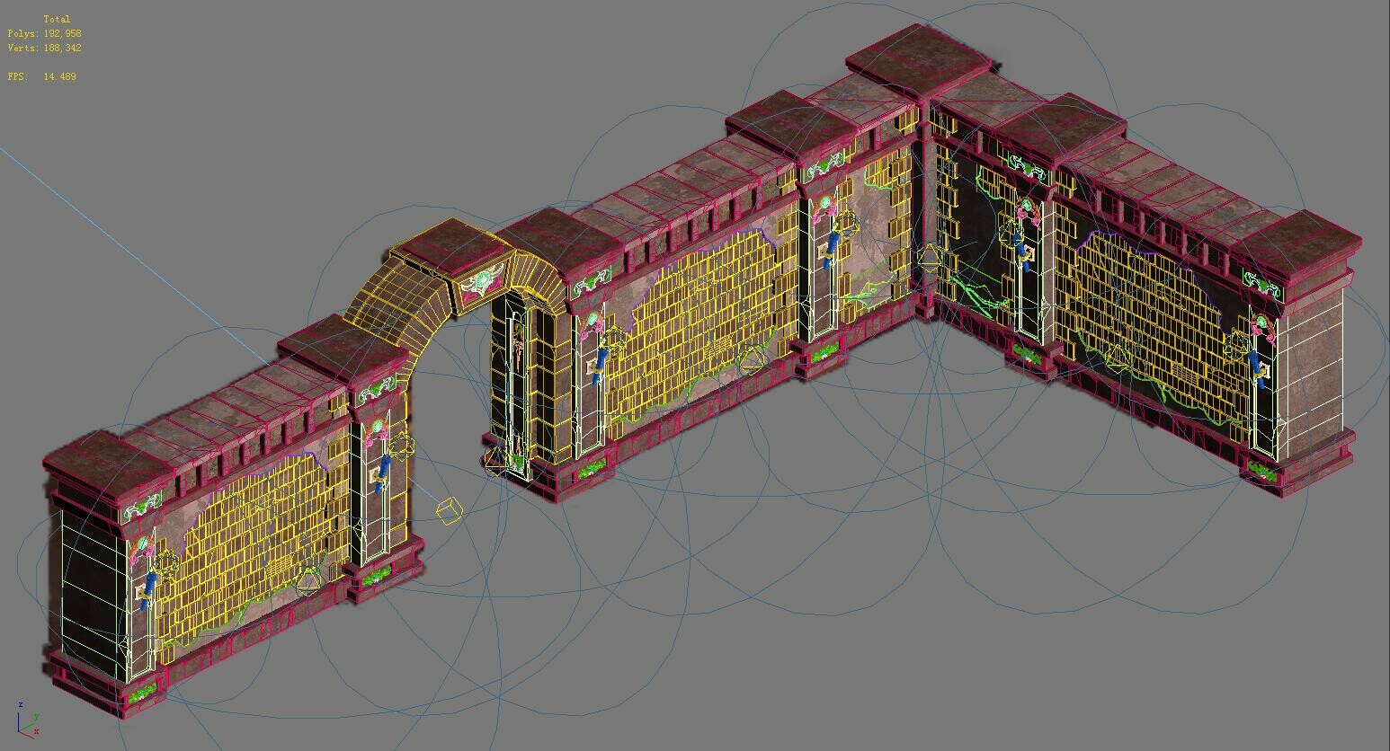 ArtStation - Evil creatures - wall 02 | Game Assets