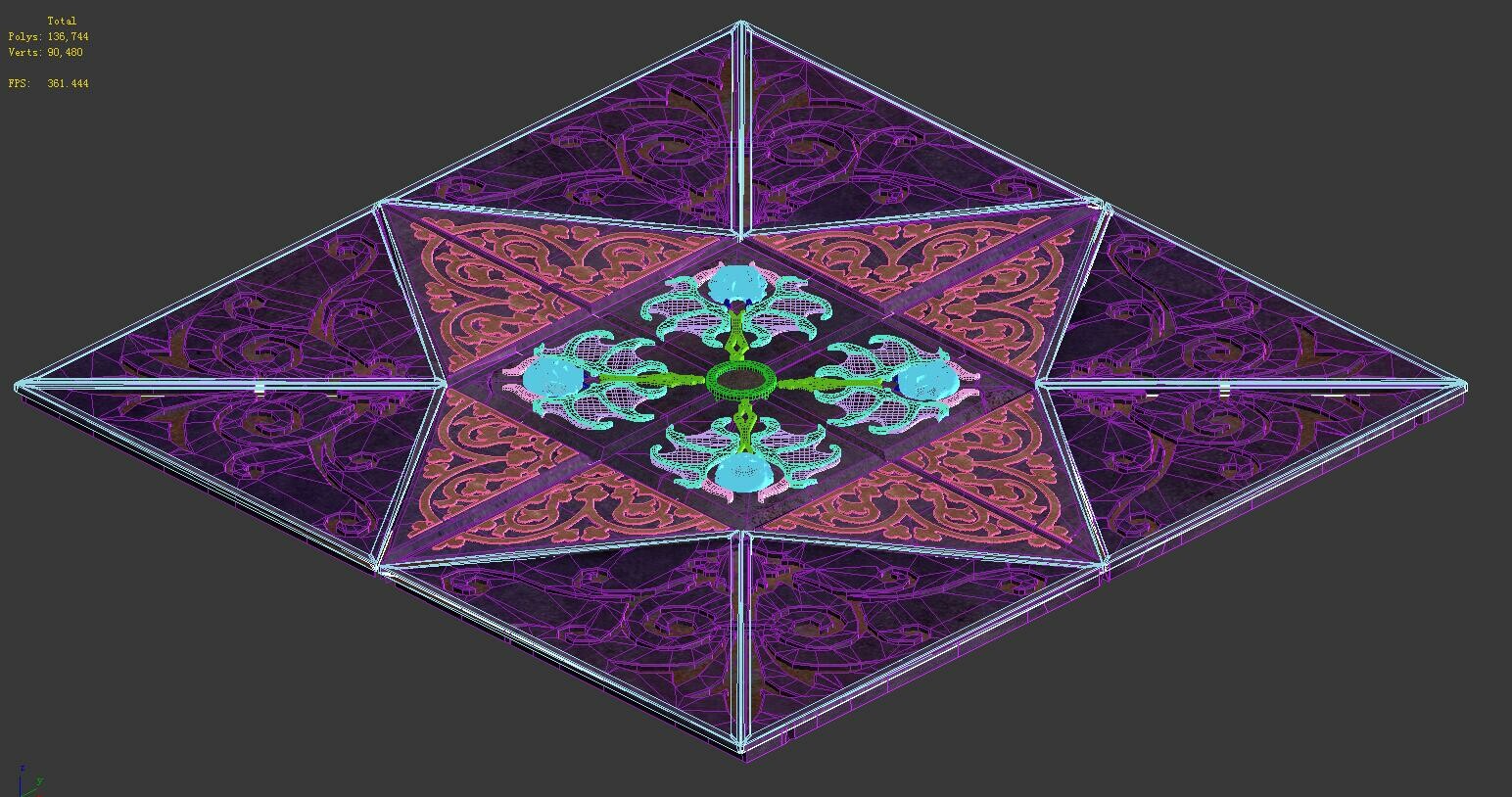 ArtStation - Evil Creature - Advanced Floor Tile 03 | Game Assets