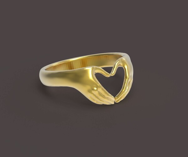 ArtStation - ring hand 3D print model | Resources