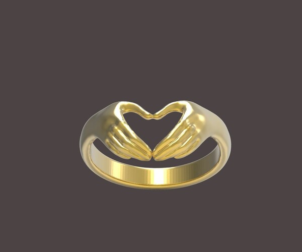 ArtStation - ring hand 3D print model | Resources