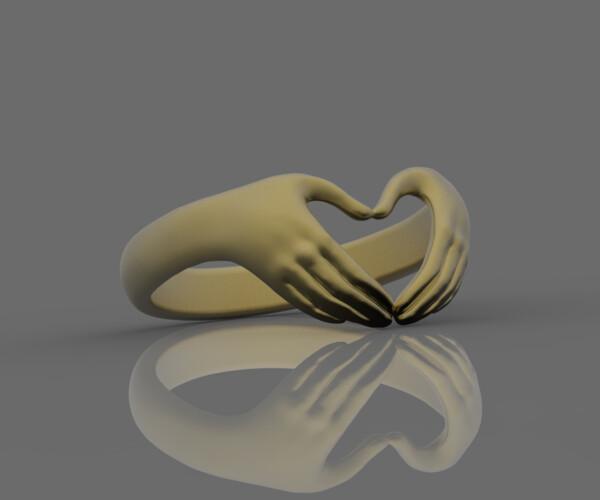 ArtStation - ring hand 3D print model | Resources