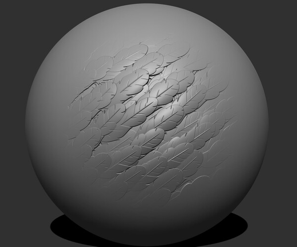 ArtStation - Stylized feather alphas | Brushes