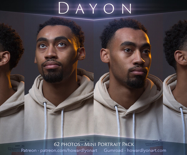 ArtStation - Dayon - Mini Portrait Reference Pack - Free! | Resources
