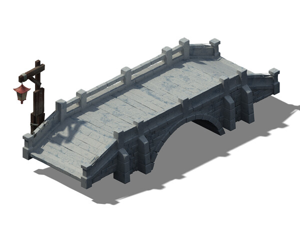ArtStation - Sennard Hills - Stone Bridge 02 | Game Assets