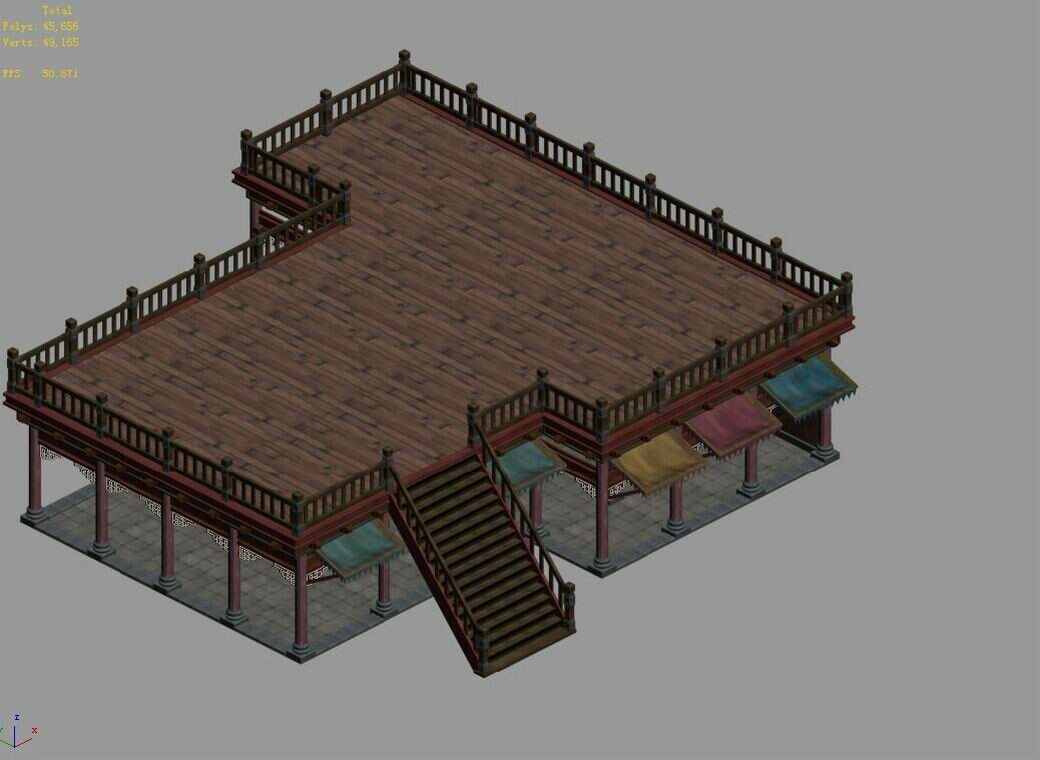 ArtStation - War - building market base | Game Assets