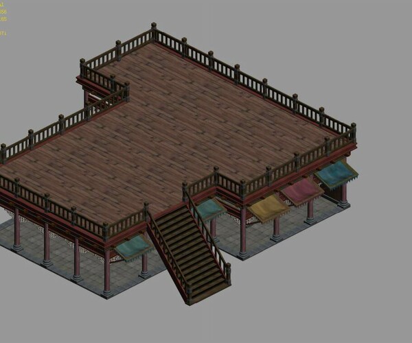 ArtStation - War - building market base | Game Assets
