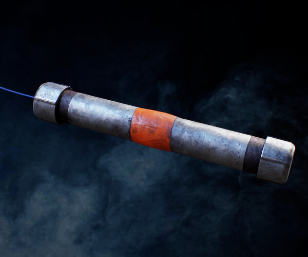 ArtStation - Pipe Bomb (Real Time Asset) | Game Assets