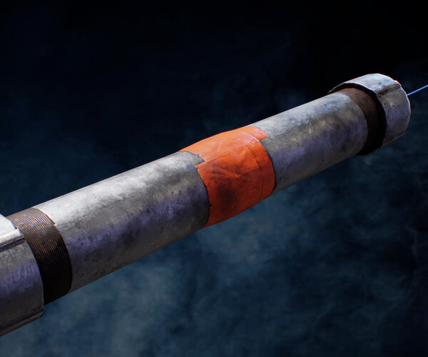 ArtStation - Pipe Bomb (Real Time Asset) | Game Assets