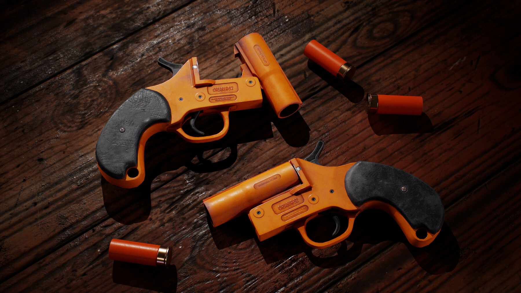 ArtStation - Flare Gun (Real Time Asset) | Game Assets