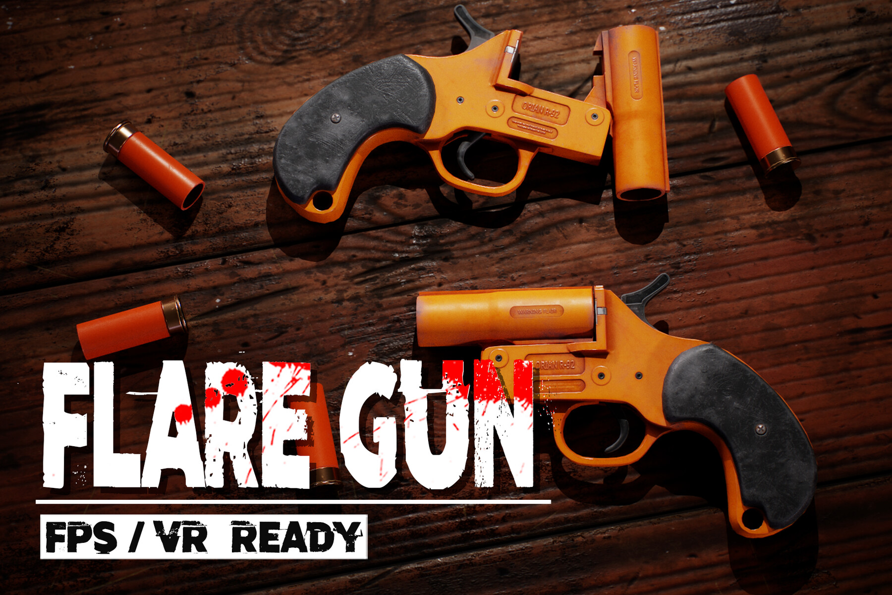 ArtStation - Flare Gun (Real Time Asset) | Game Assets