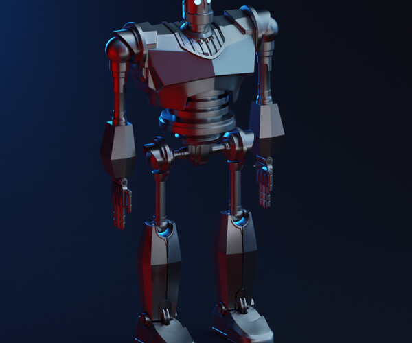 ArtStation - Iron Giant 3d model | Resources