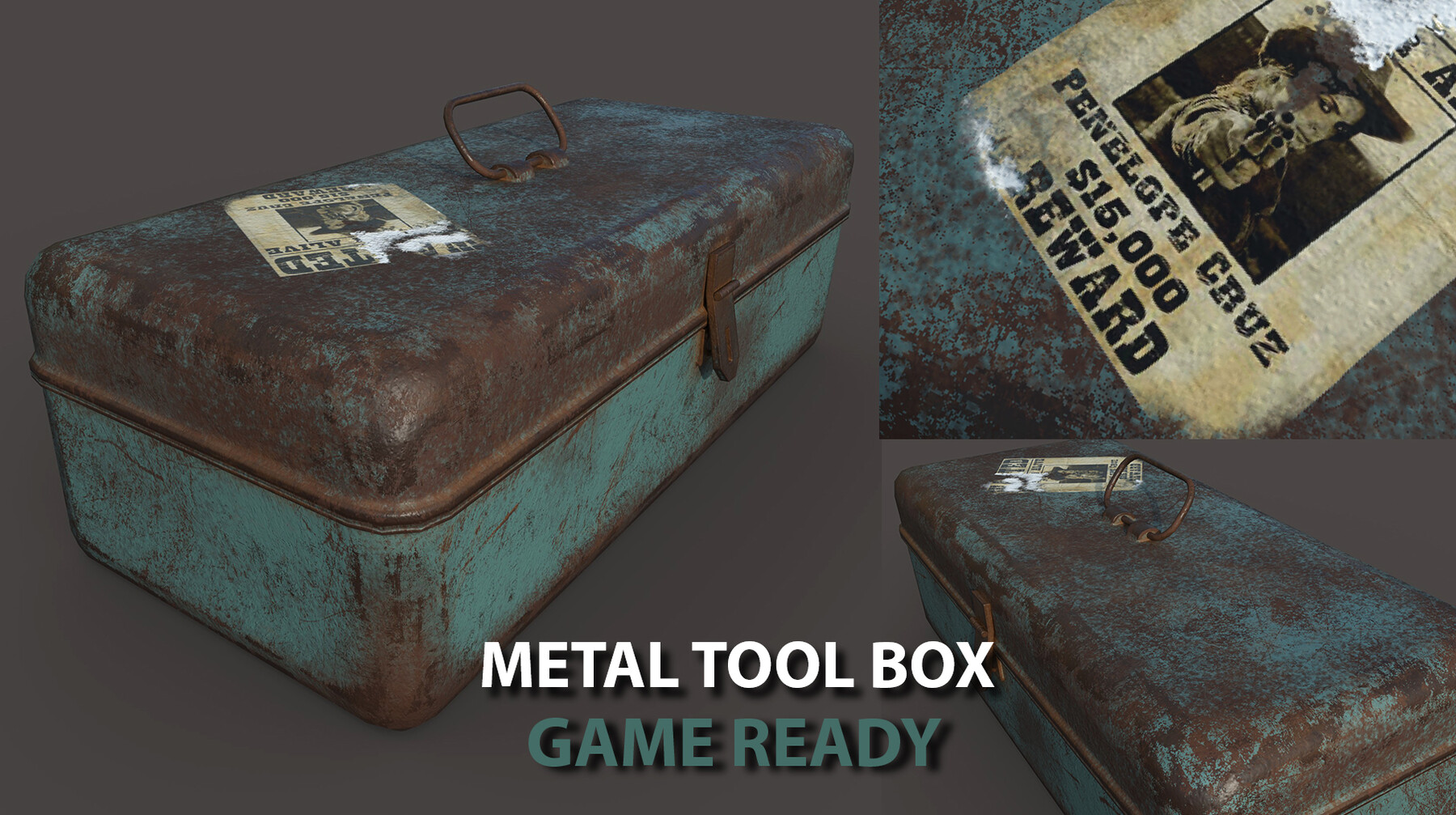 ArtStation - Metal Tool Box Game Ready | Game Assets