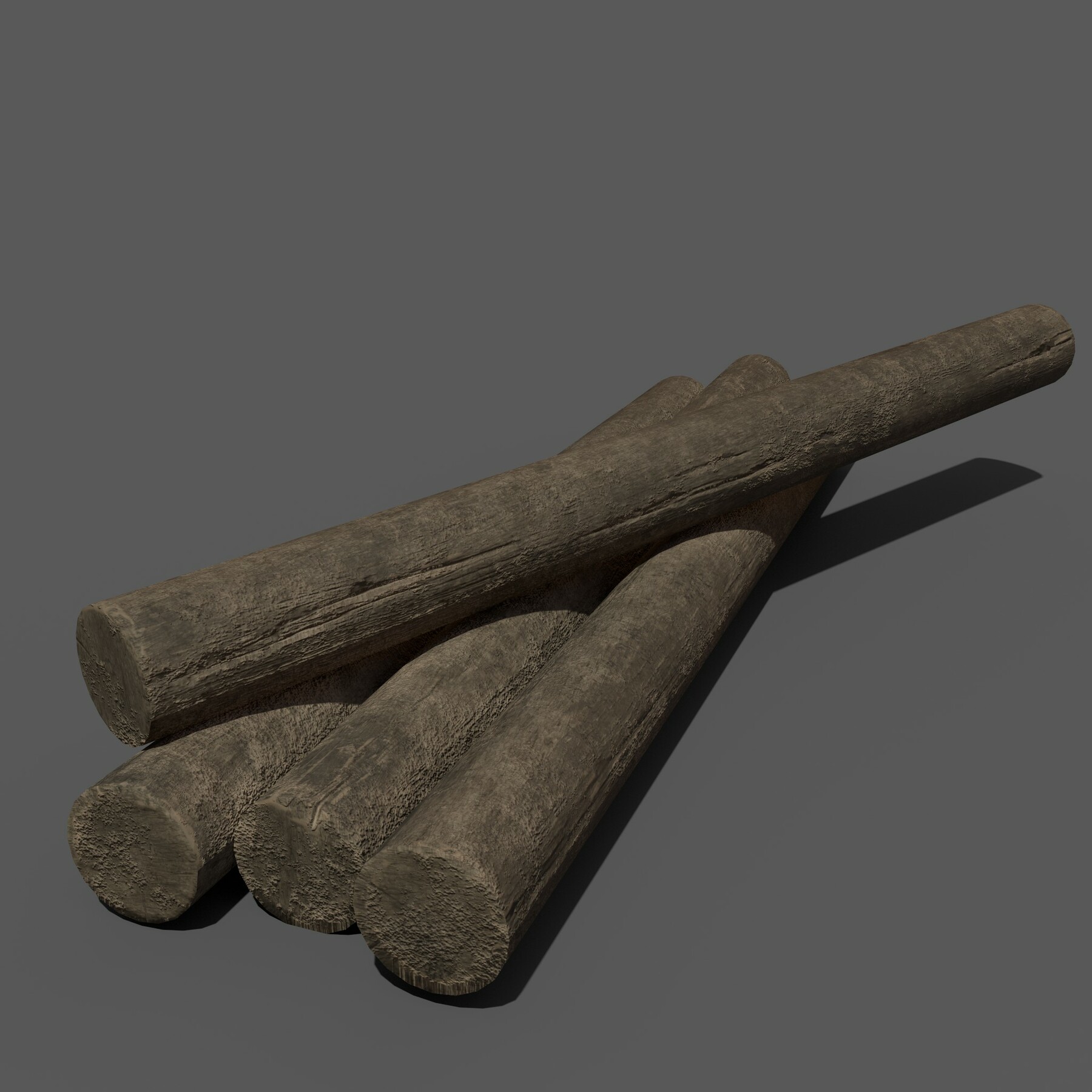 ArtStation - Round Wood Plank | Game Assets