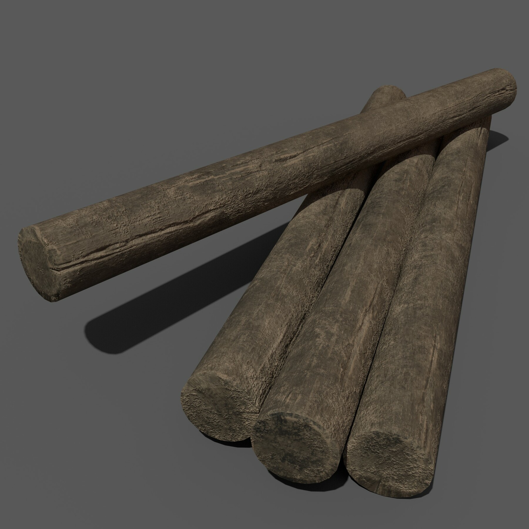 ArtStation - Round Wood Plank | Game Assets