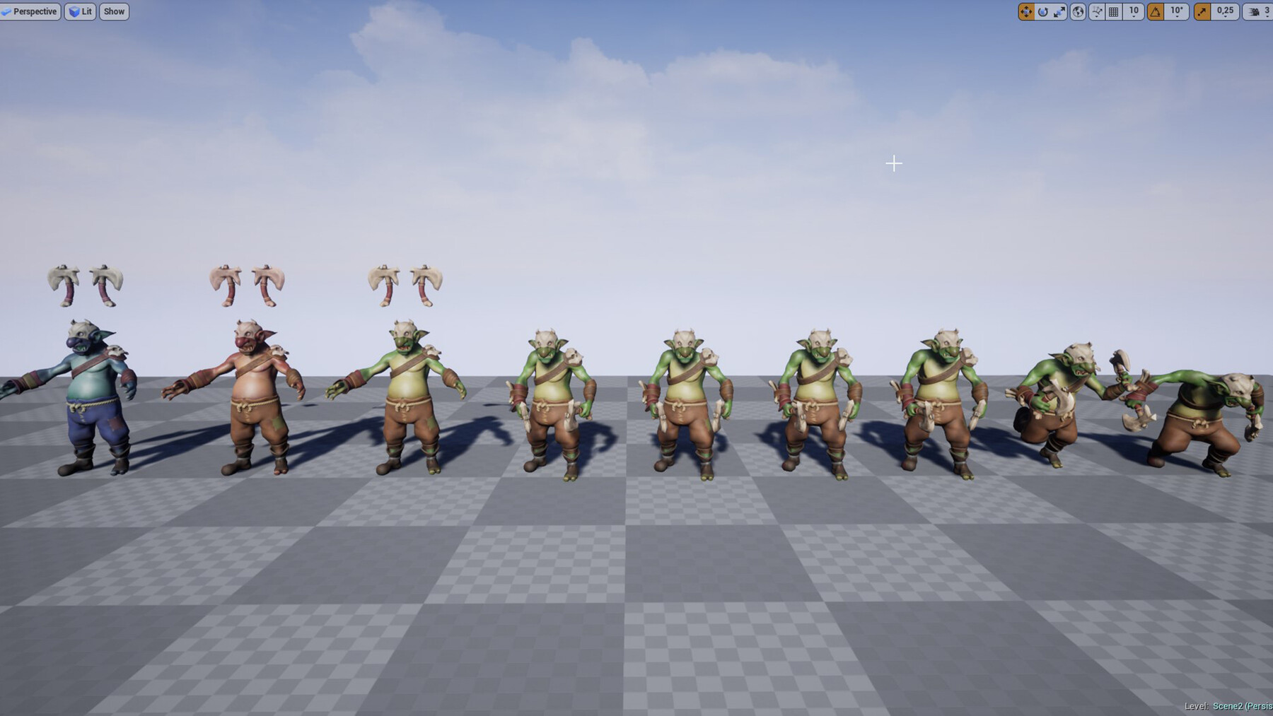 ArtStation - Goblin - game-ready 3D character for UE4 | Game Assets