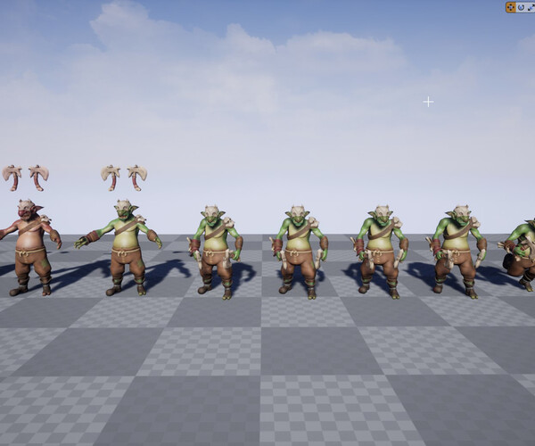 ArtStation - Goblin - game-ready 3D character for UE4 | Game Assets