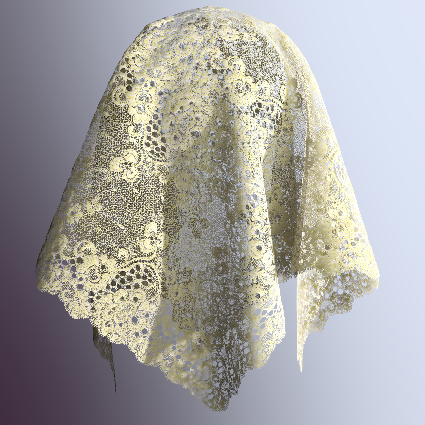 ArtStation - Delicate lace PBR texture | Game Assets