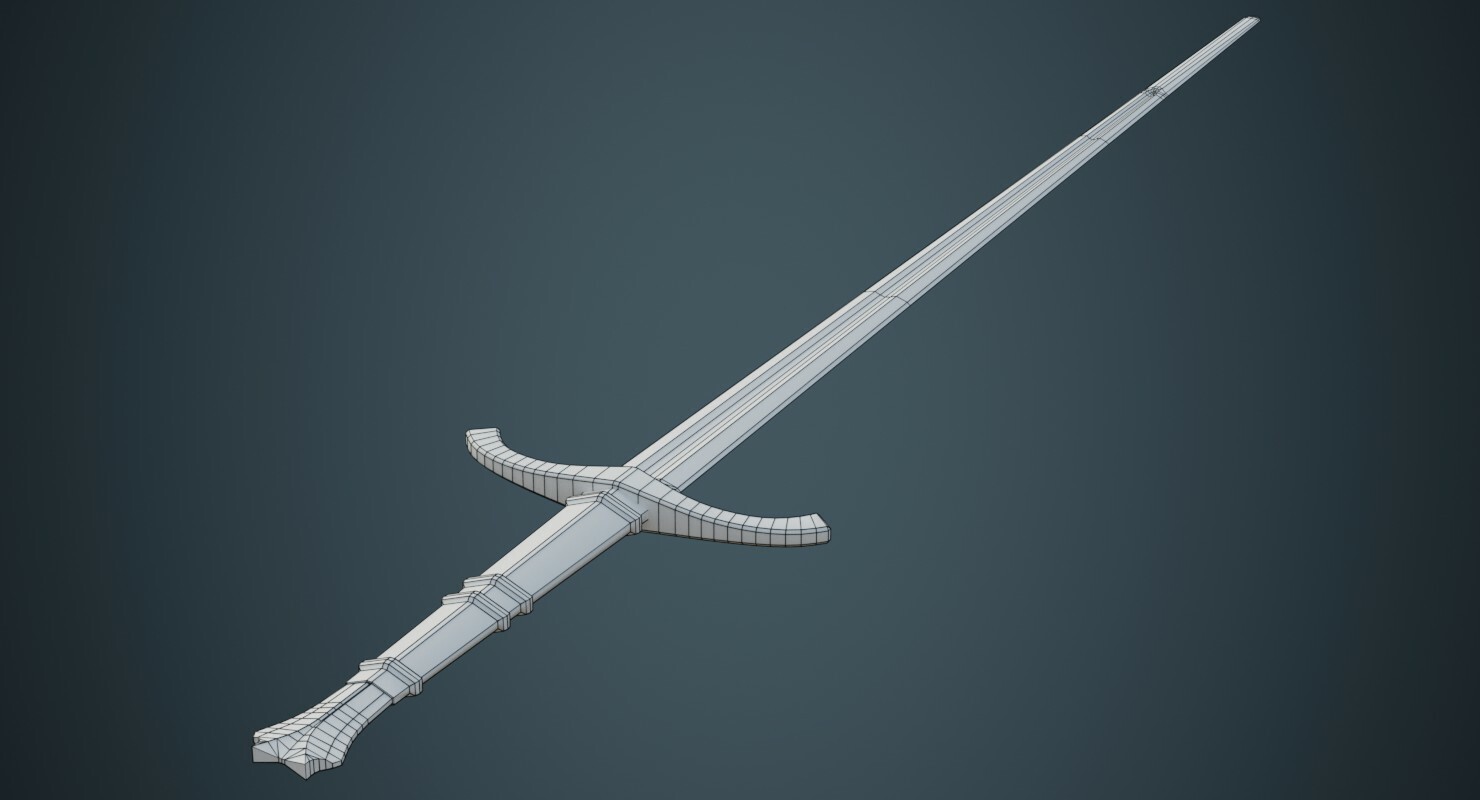 ArtStation - Longsword 1A | Game Assets