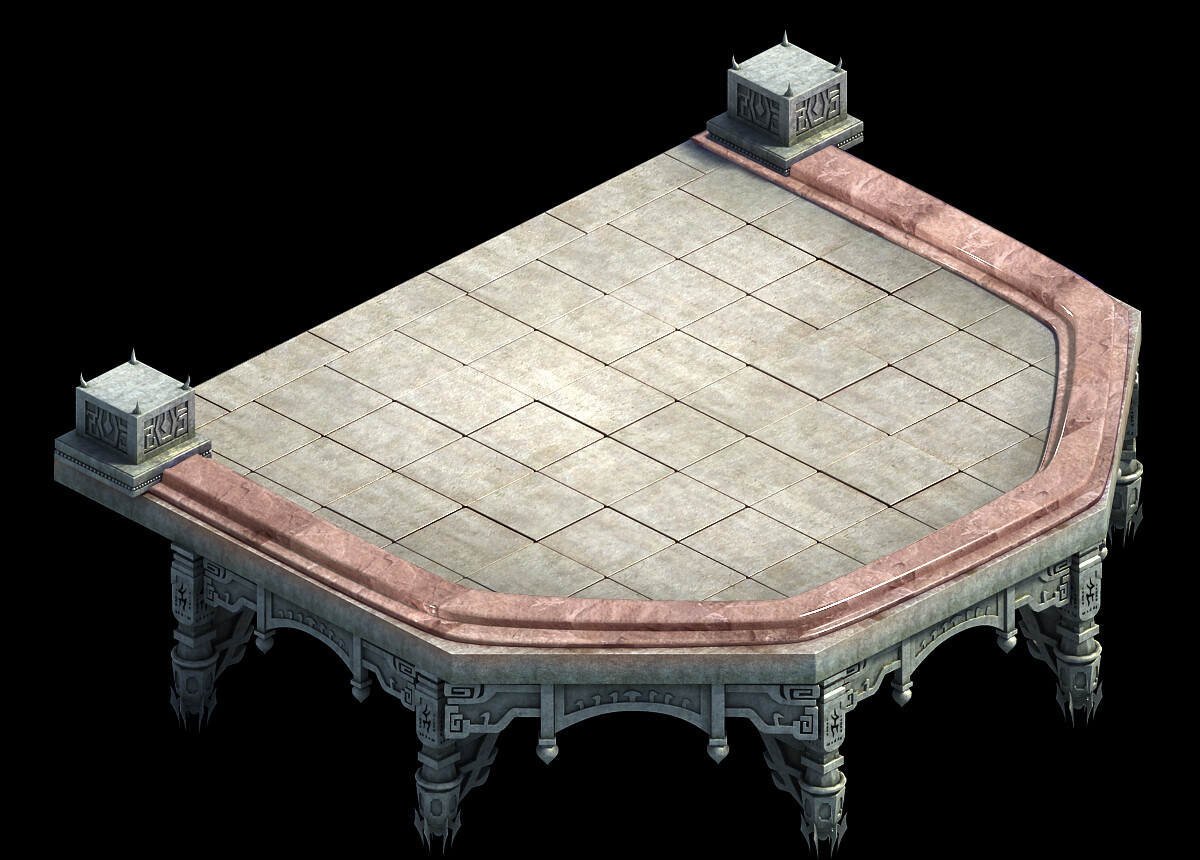 ArtStation - Magic Palace - the floor 03 | Game Assets