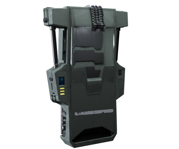 ArtStation - Sci-fi Cryostasis Capsule from HALO | Resources