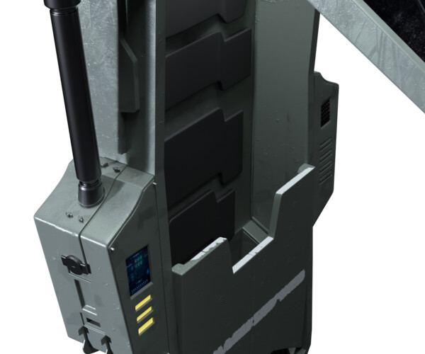 ArtStation - Sci-fi Cryostasis Capsule from HALO | Resources