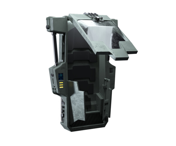 ArtStation - Sci-fi Cryostasis Capsule from HALO | Resources