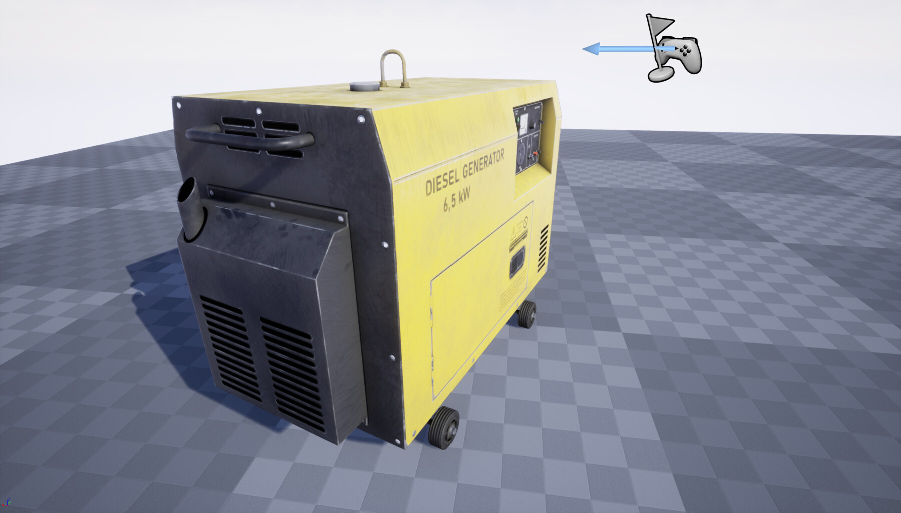 ArtStation - Diesel generator | Game Assets