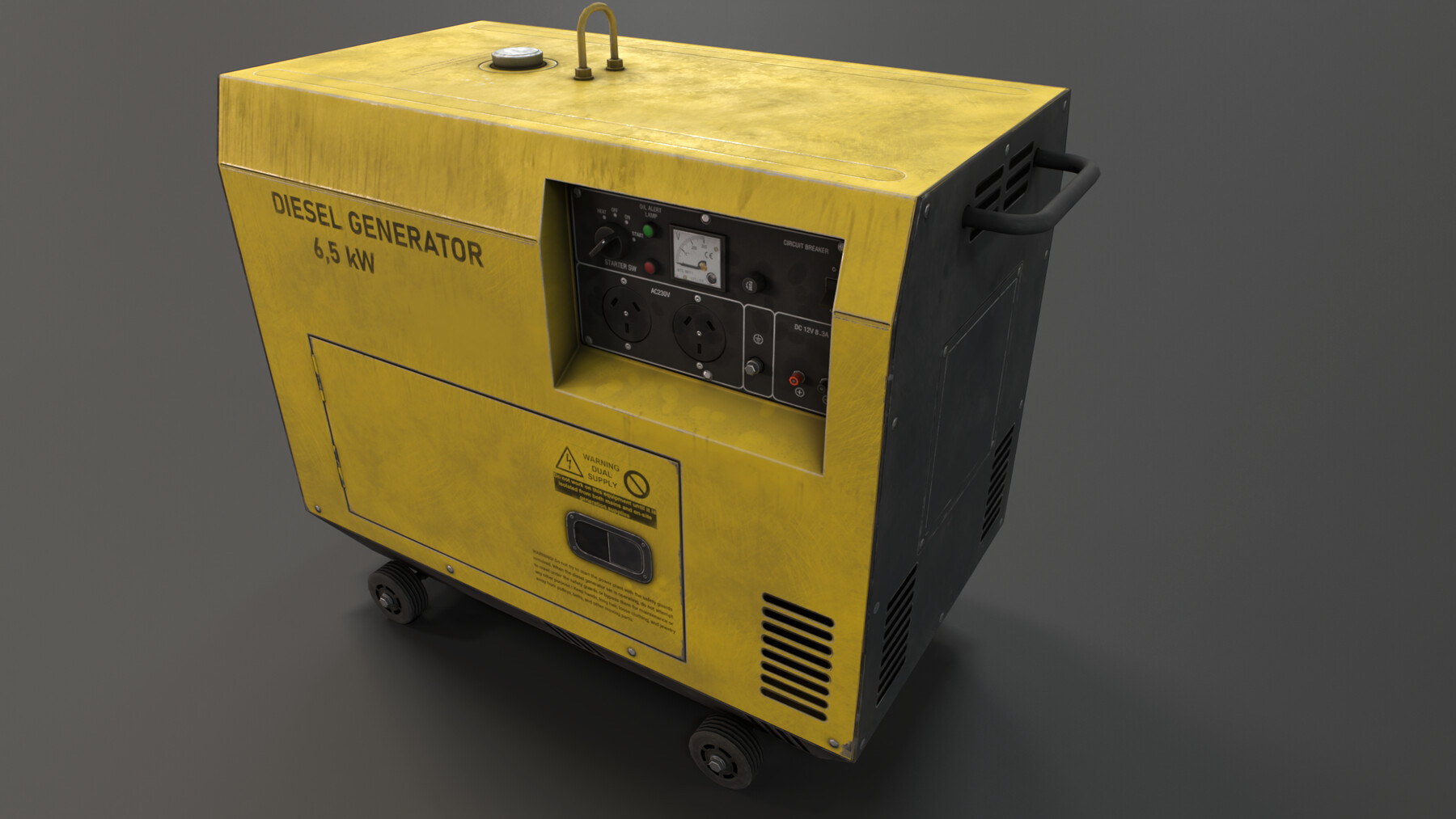 ArtStation - Diesel generator | Game Assets