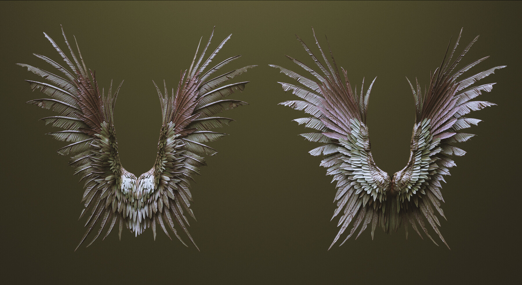 ArtStation - WINGS - 33 Character & Creature wings | Brushes