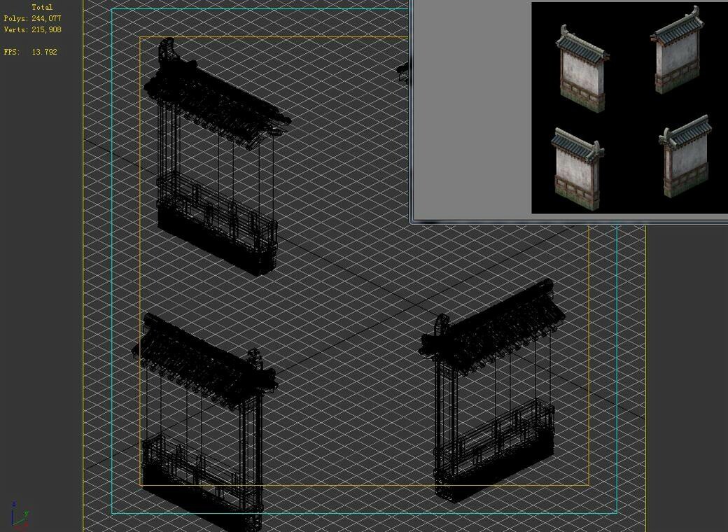 ArtStation - Courtyard - Wall 2704 | Game Assets