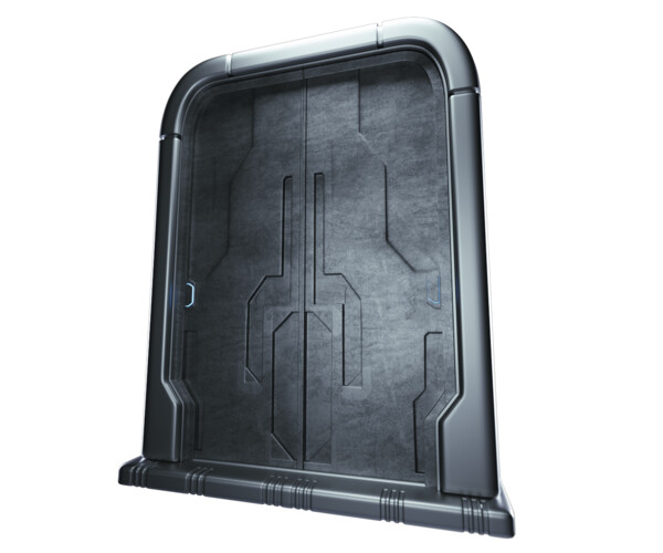 ArtStation - Sci-fi Space Ship Door | Resources