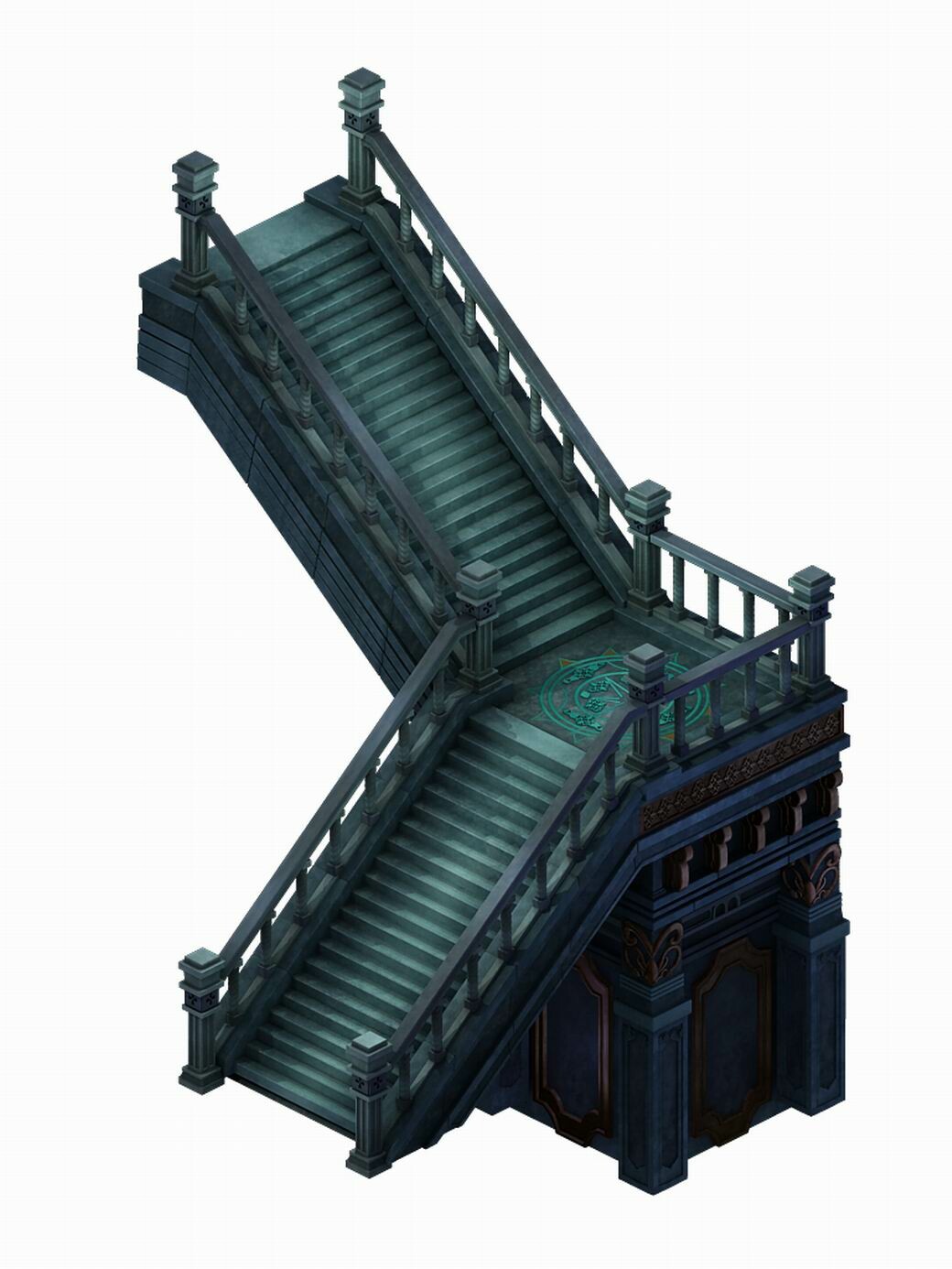 ArtStation - Library - Stairs 03 | Game Assets