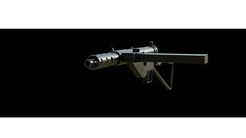 ArtStation - Sten MKII Rigged GameReady | Game Assets