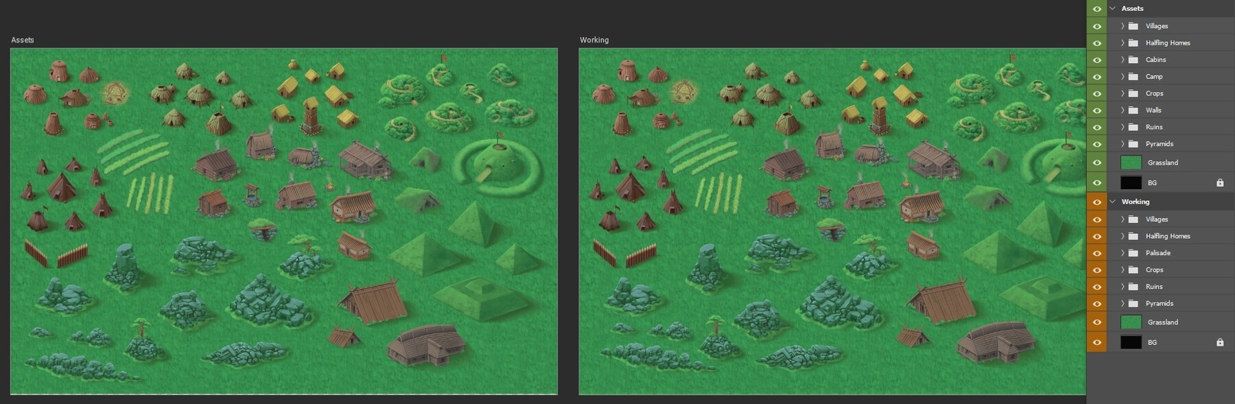 ArtStation - Environment Pack: Grassland Structures | Game Assets