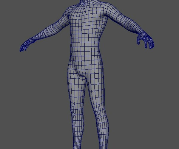 ArtStation - Male Game Ready Base Mesh AAA | Game Assets