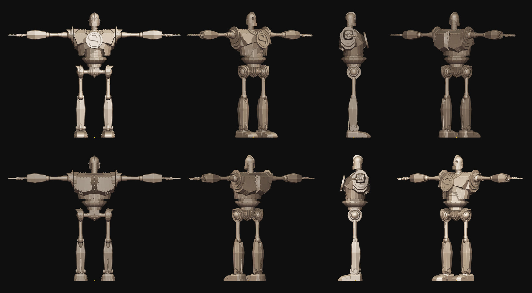 ArtStation - Iron Giant Full model | Resources